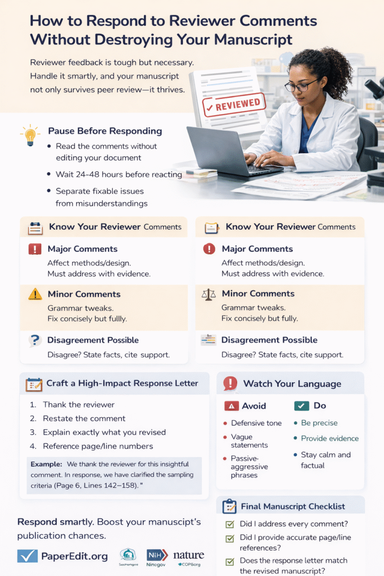 Learn how to Respond to Reviewer Comments