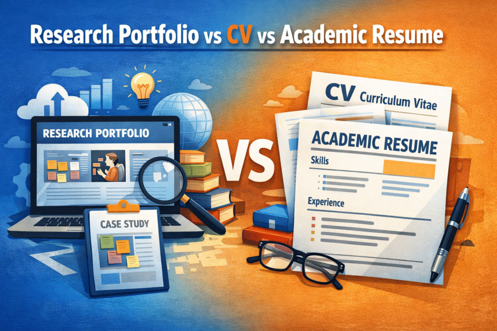 Research Portfolio vs CV: Key Differences Explained