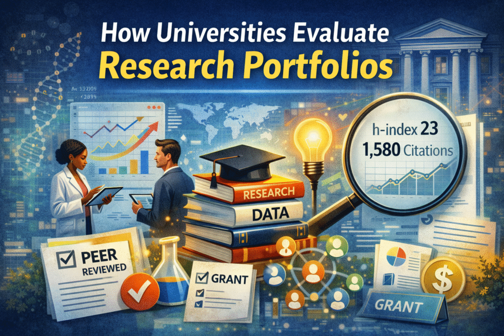 How Universities Evaluate Research Portfolios
