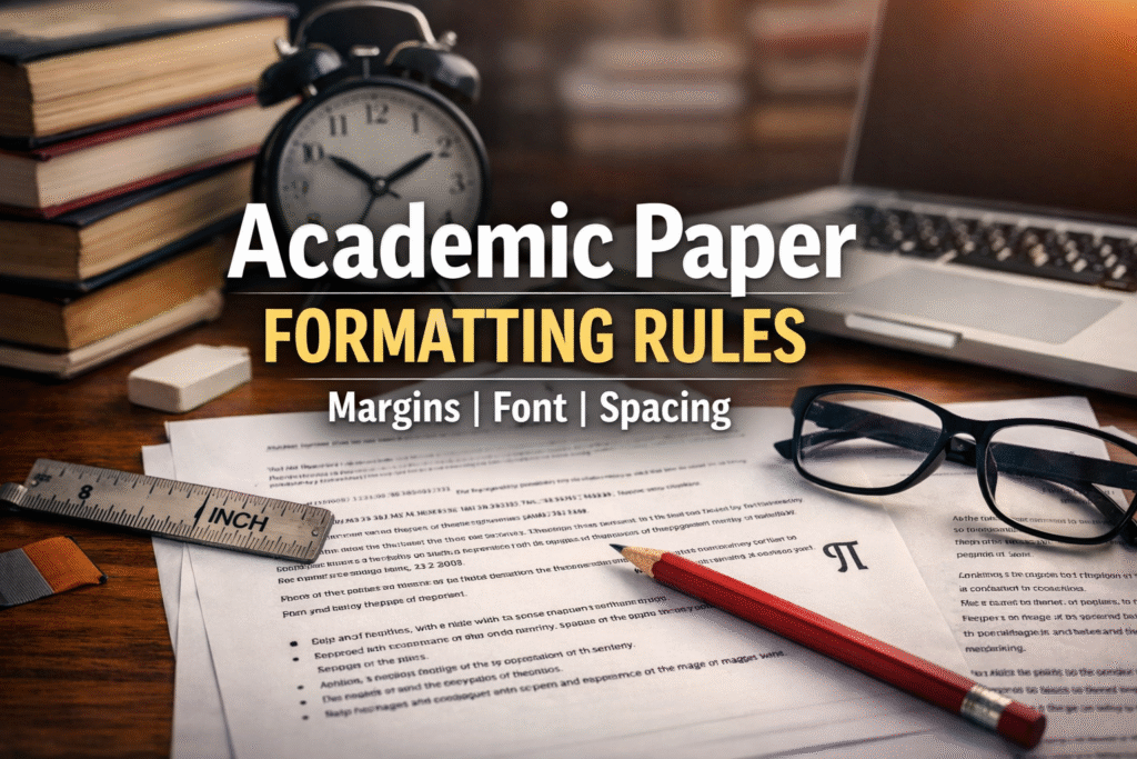 Academic Paper Formatting Rules: Margins, Font, Spacing